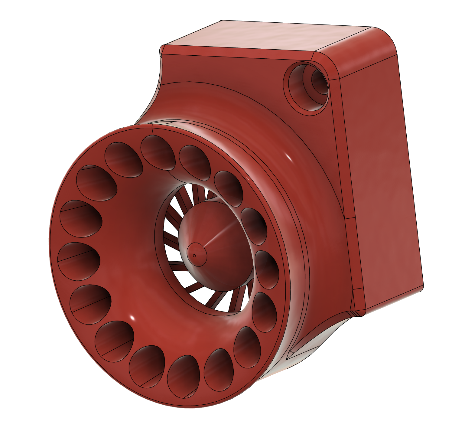 Kinda turbocharger MK4 print fan intake by S-mark_n | Download free STL ...
