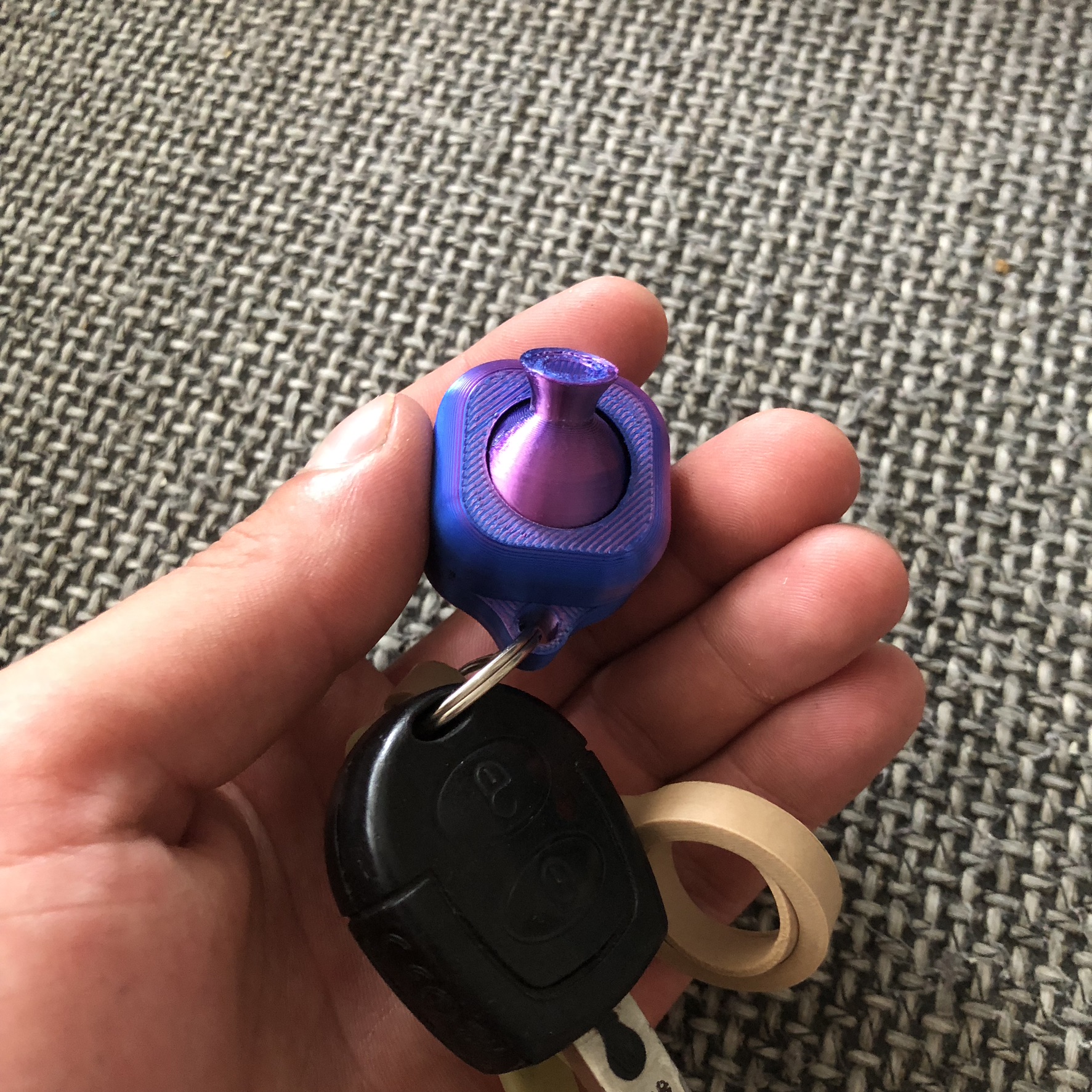 Fidget Knob {PRINT IN PLACE} by SnHanz | Download free STL model ...