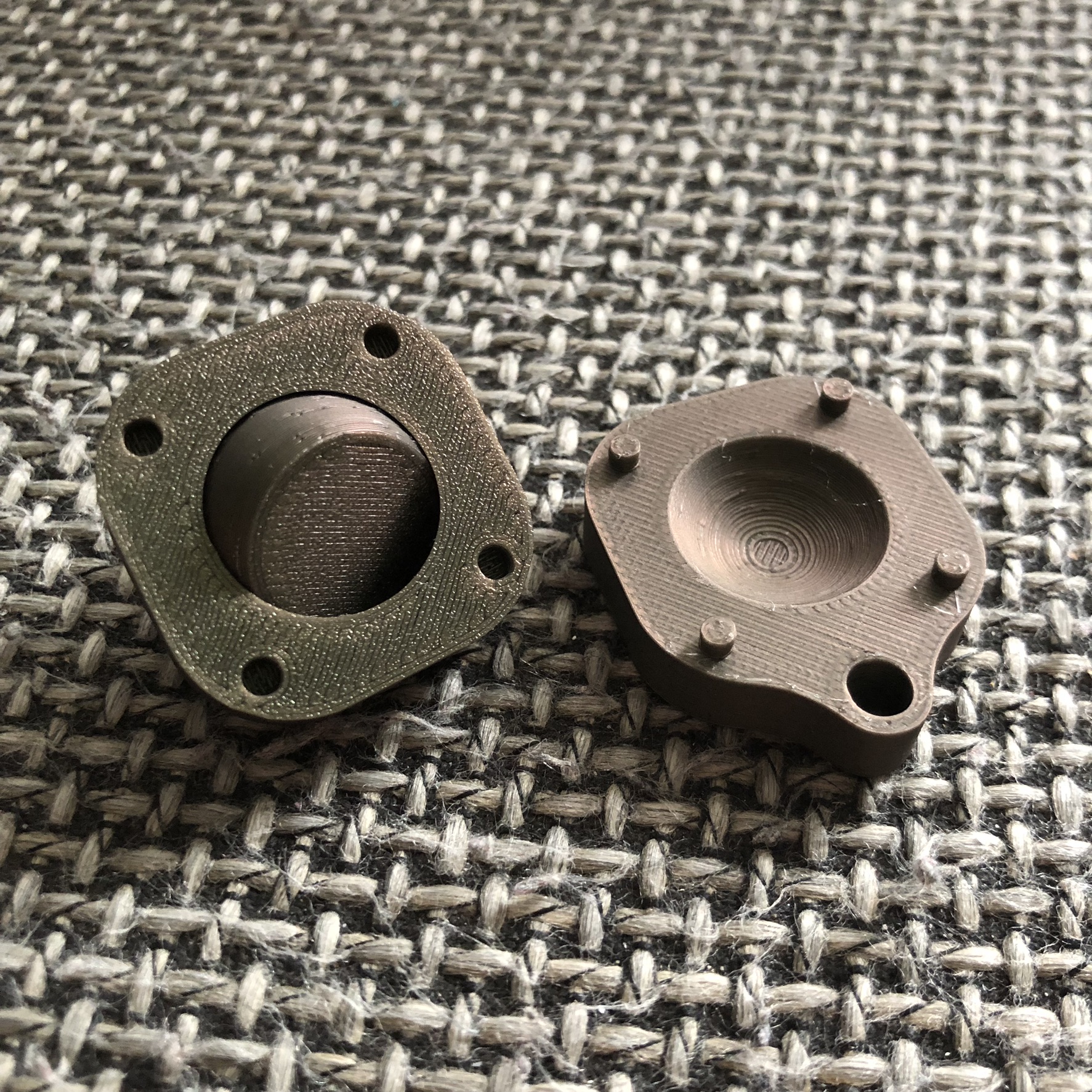 Fidget Knob {PRINT IN PLACE} by SnHanz | Download free STL model ...