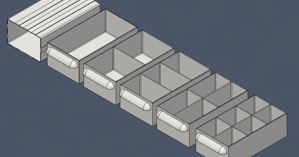 Modular Drawer System by jattie | Download free STL model | Printables.com
