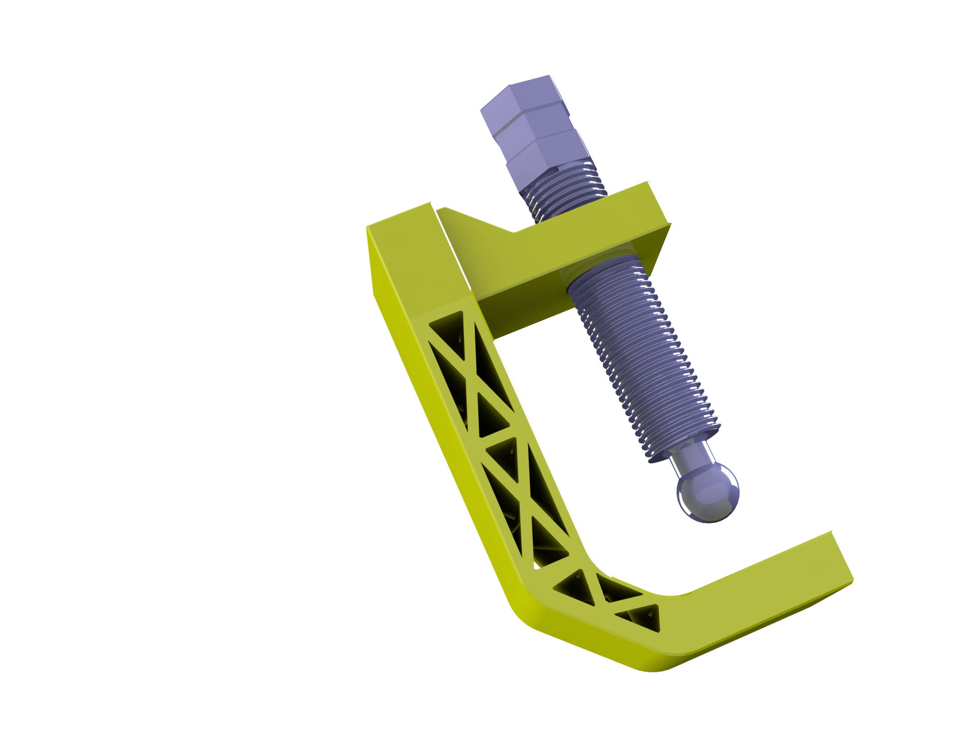 Strongest 3D Printed Clamp by Strawhatcoder | Download free STL model ...