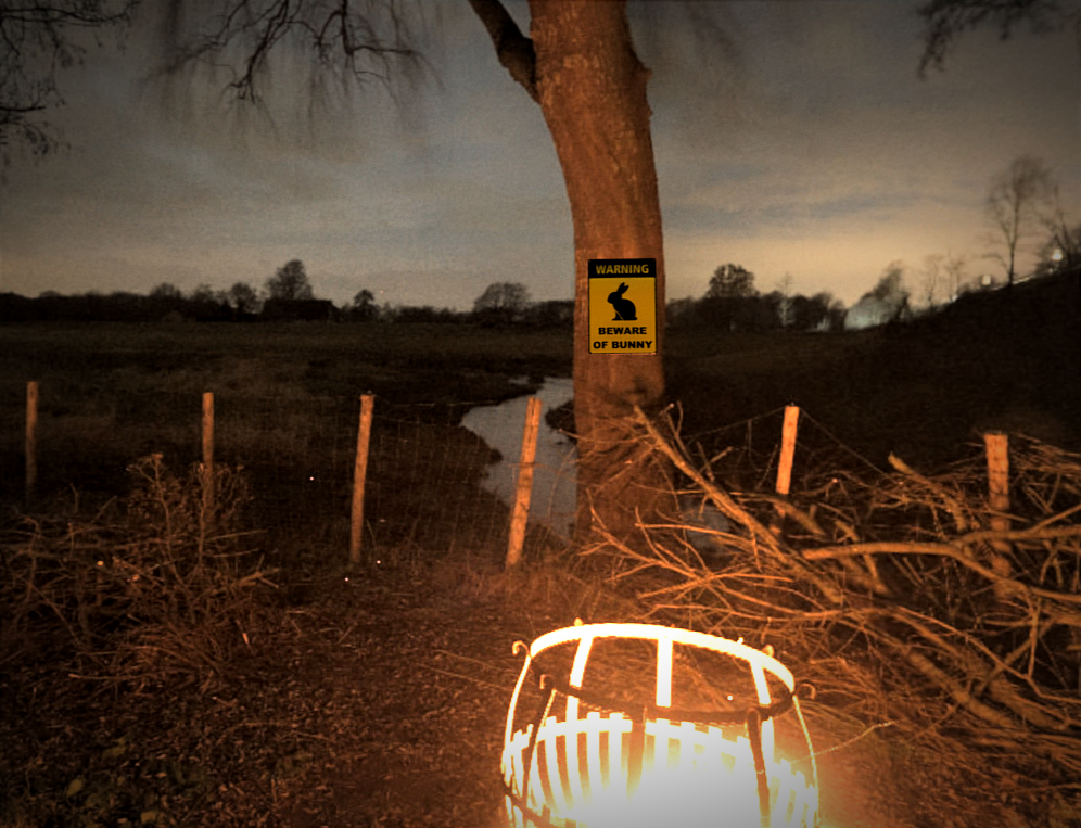 dangerous bunny sign by Armored wolf | Download free STL model ...