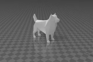 Low Poly Dog by Andrew_Sink | Download free STL model | Printables.com