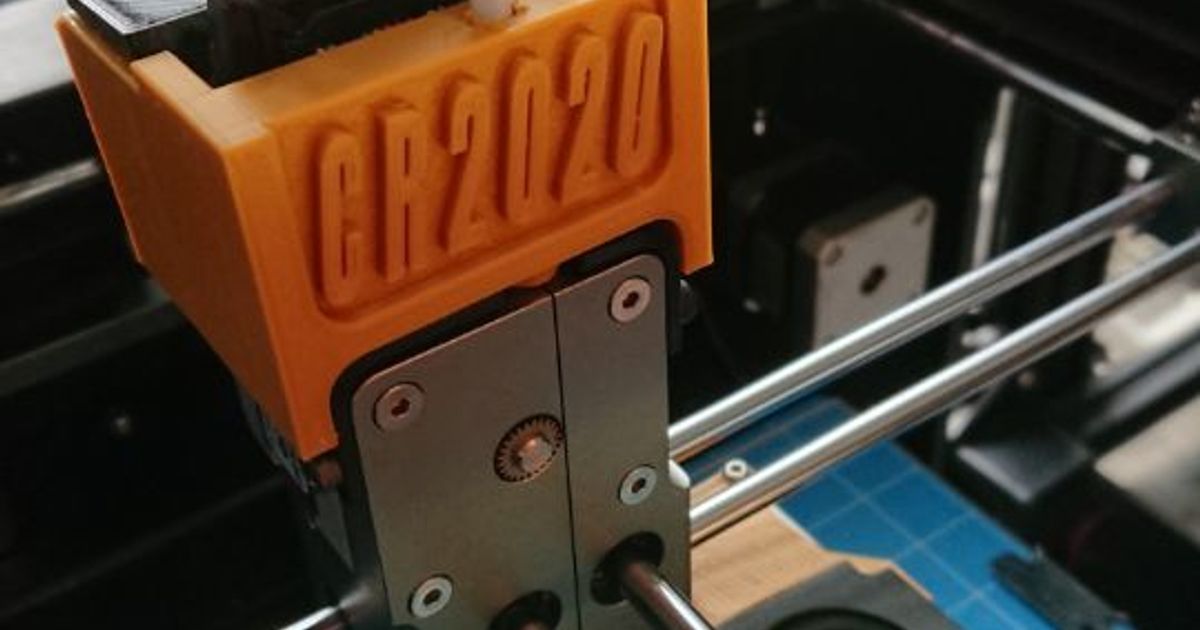 CR2020 extruder cover by luo52 | Download free STL model | Printables.com