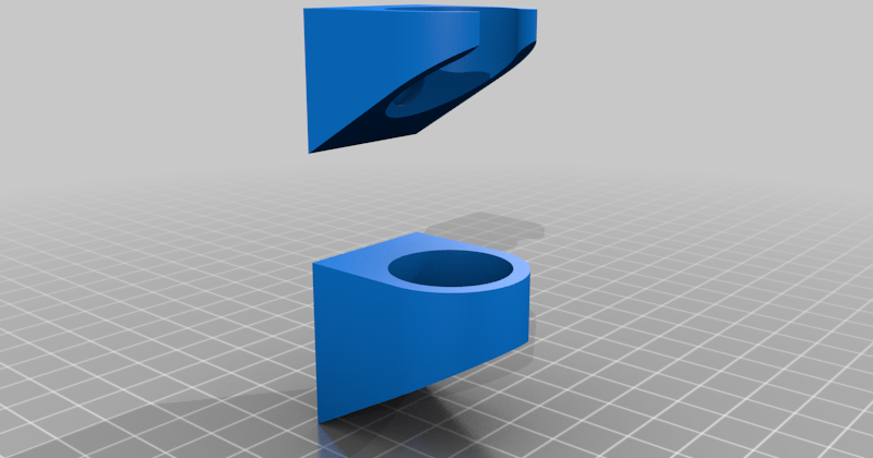 Door Jam Wall Mount - Dowel by Silver Harmony Studios | Download free STL model | Printables.com