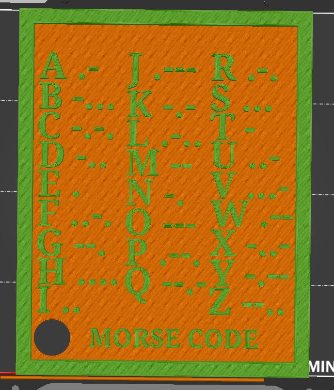 Terrific Big Morse Code Tablet by Space_Gal | Download free STL model ...