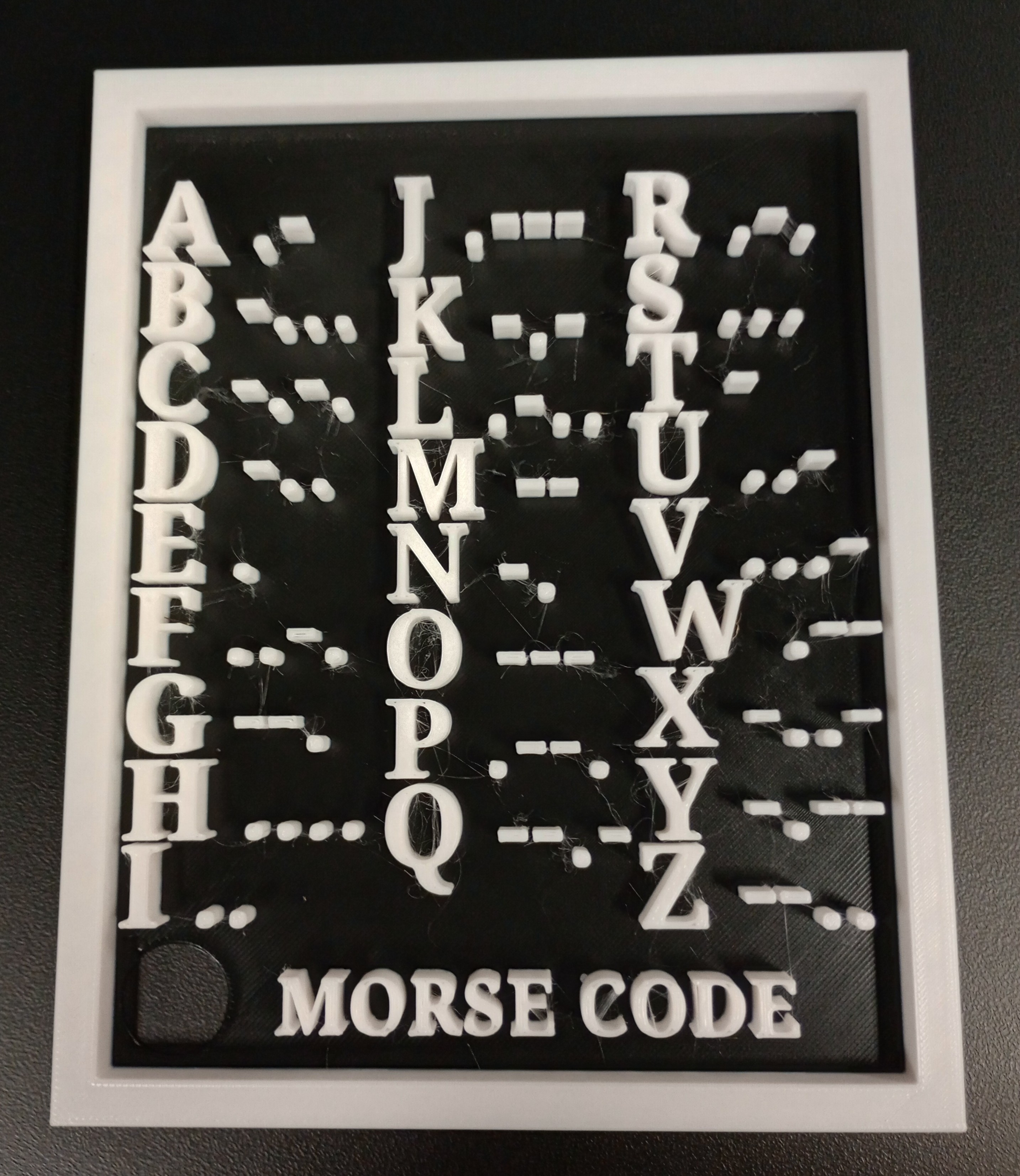 Terrific Big Morse Code Tablet by Space_Gal | Download free STL model ...