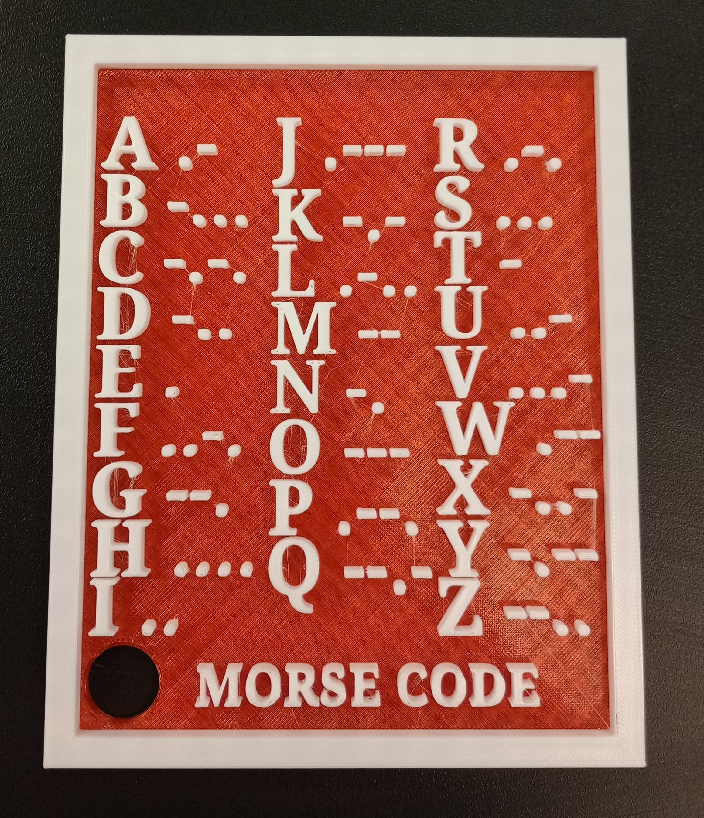 Terrific Big Morse Code Tablet by Space_Gal | Download free STL model ...