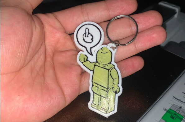 FUNNY LEGO MAN KEYCHAIN by Gabriel Saturno | Download free STL model ...