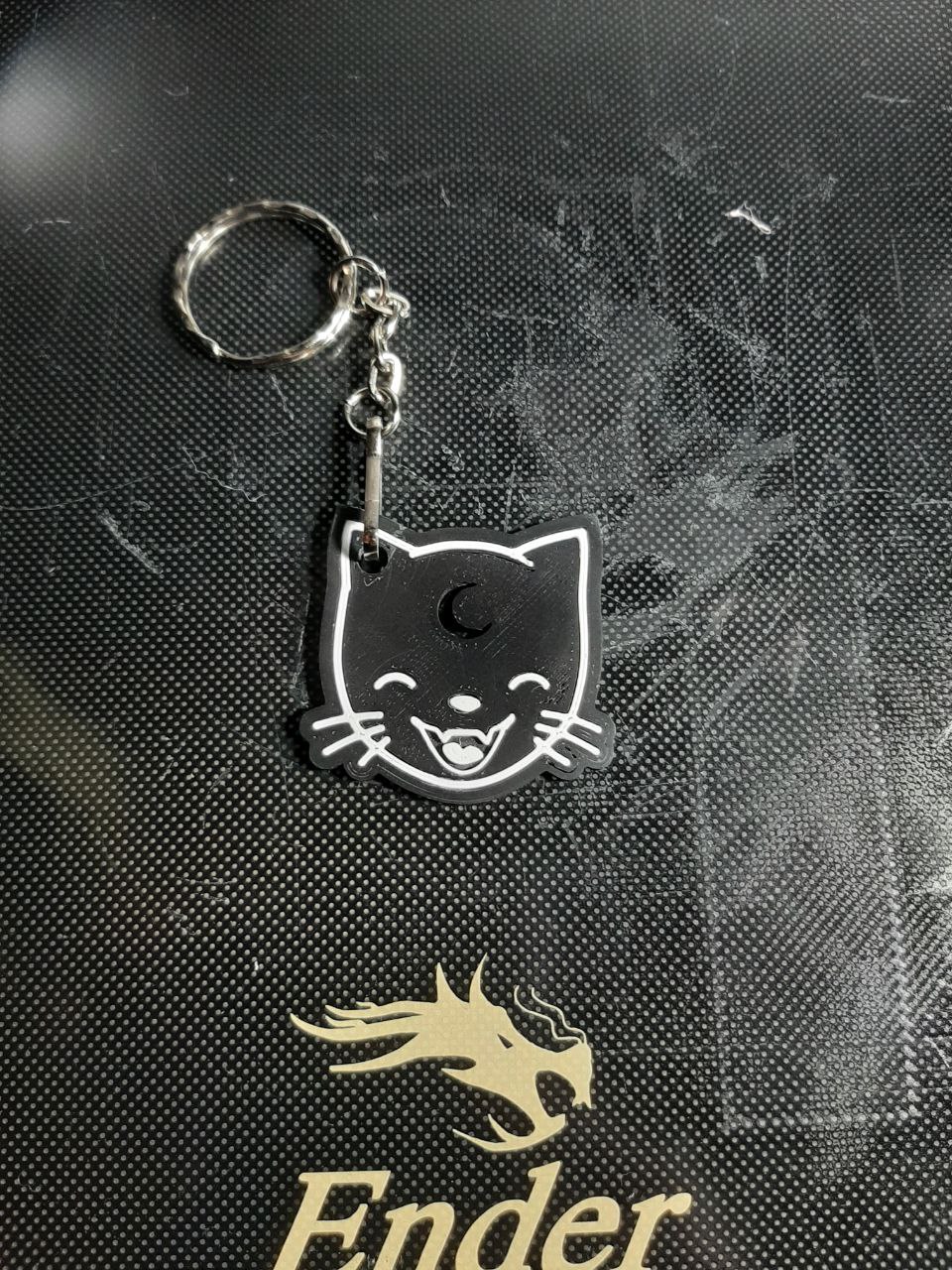 Drop Dead Cat keychain by Nitchy Itchy | Download free STL model ...