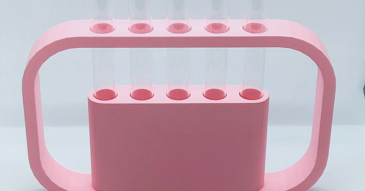 Minimal Design Test Tube Rack by Motbrok | Download free STL model ...