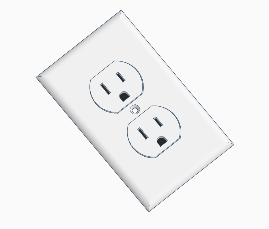 Fake A/C outlet by B&B TECH | Download free STL model | Printables.com