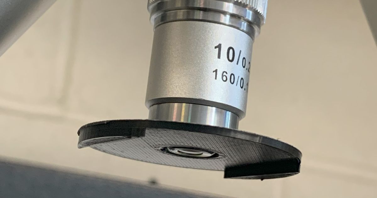 Microscope slide/lens protector by Natwoo | Download free STL model ...