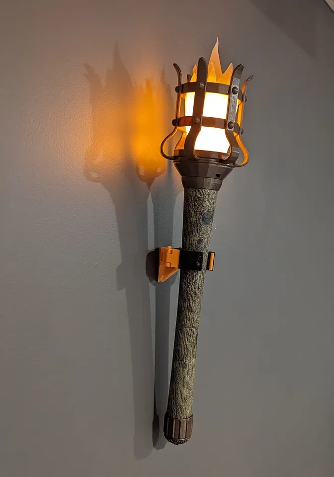 Medieval Torch by AnonymousHermit | Download free STL model ...