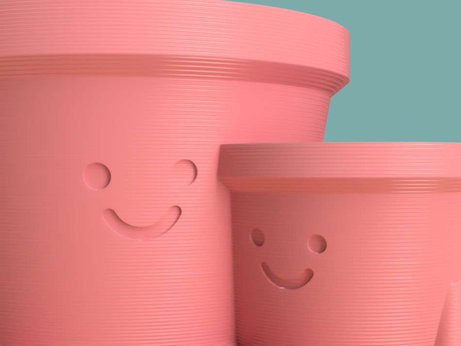 Parent and Child(ren) Plant Pot by KAKI.3D | Download free STL model ...