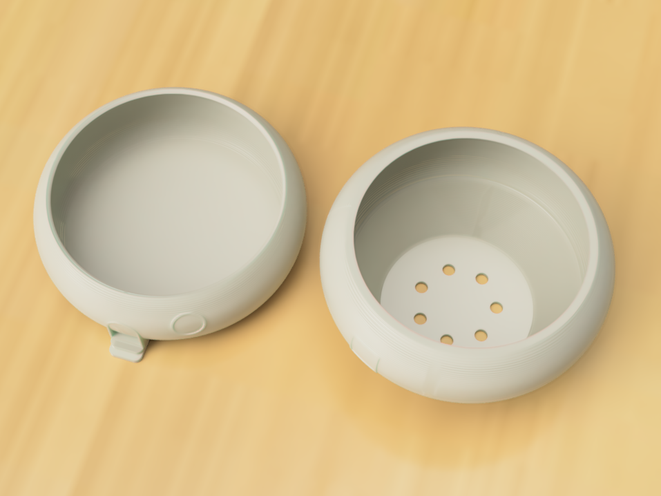 Stacked Tiny House Plant Pot by KAKI.3D | Download free STL model ...