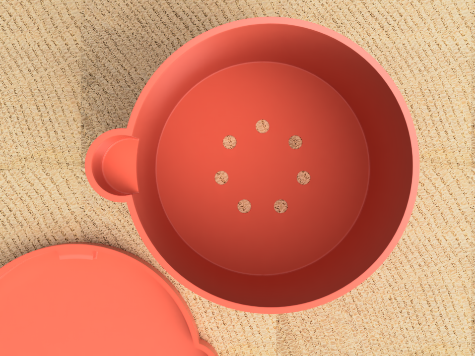 Flower Tiny House Plant Pot by KAKI.3D | Download free STL model ...