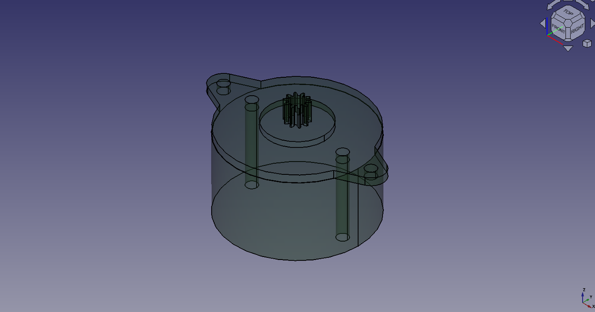 Nema14 36mm Pancake Stepper Motor by GlitchPrinter | Download free STL ...