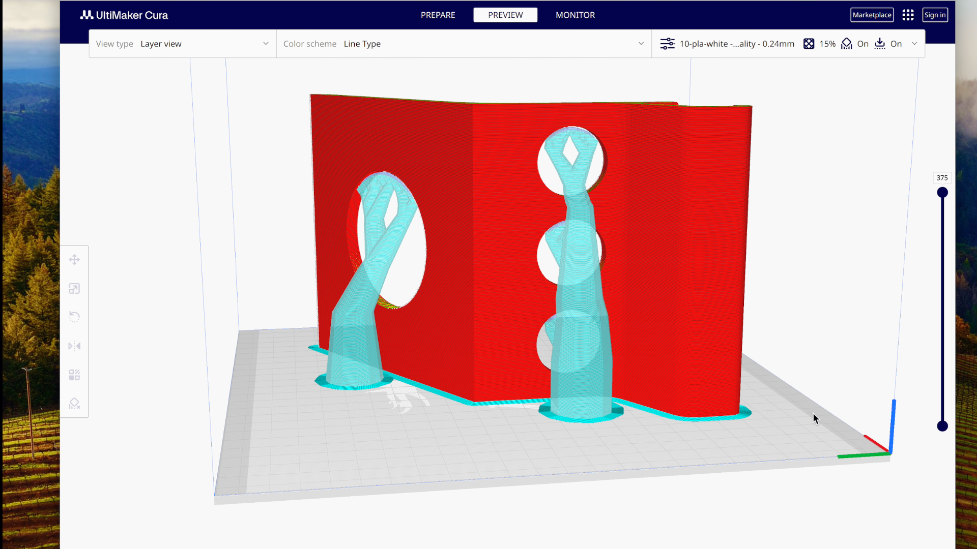 3D Printed Aesthetic Laptop Stand von Andy Cao | Kostenloses STL-Modell ...