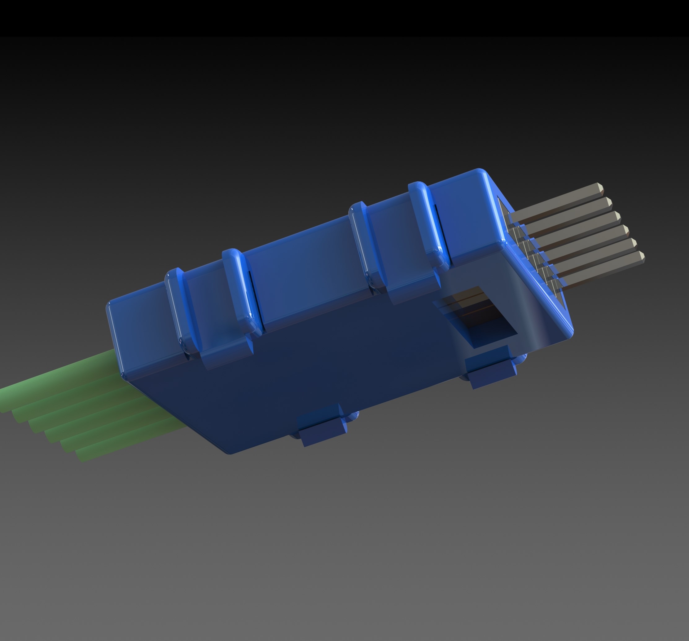 Connector housing Dupont 6Pin 12mm by NERDCORNER | Download free STL ...
