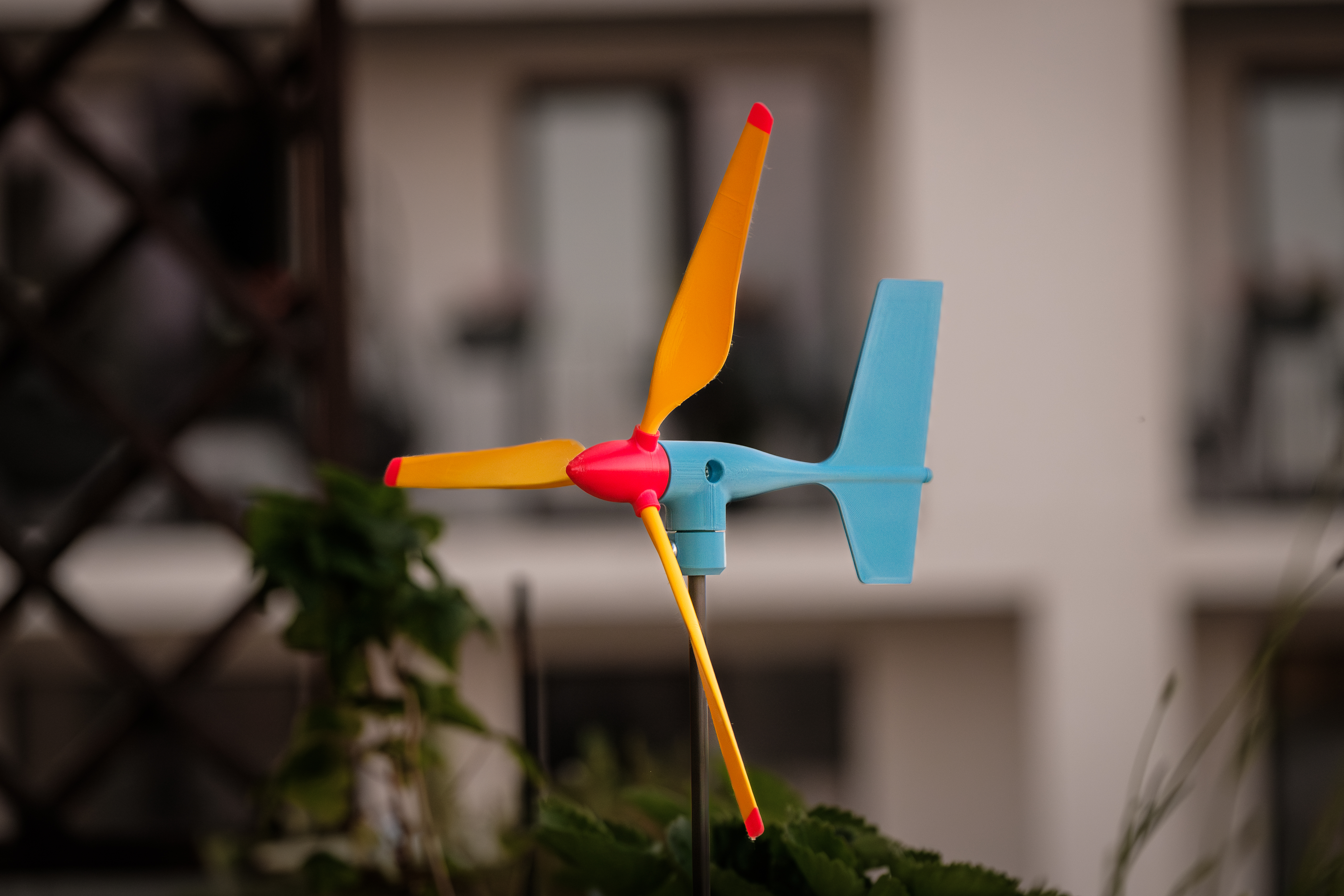 Pinwheel wind turbine por dwbmb | Descargar modelo STL gratuito ...
