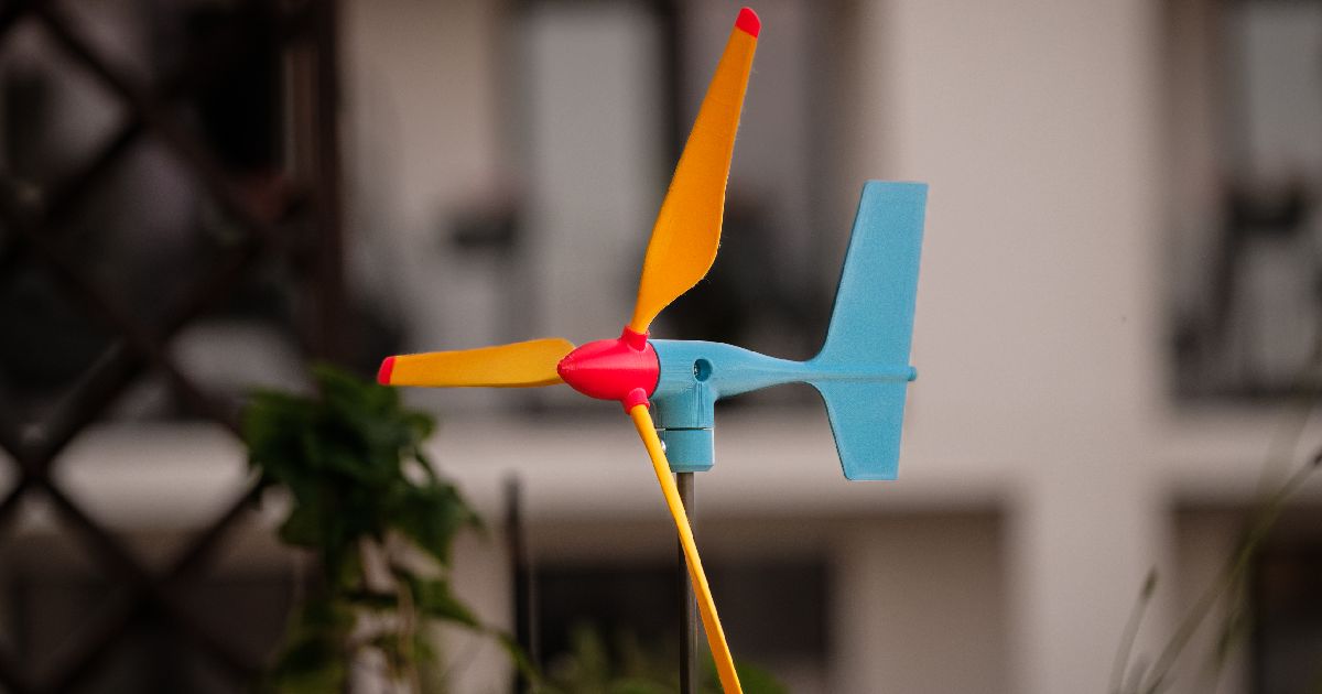 Pinwheel wind turbine por dwbmb | Descargar modelo STL gratuito ...