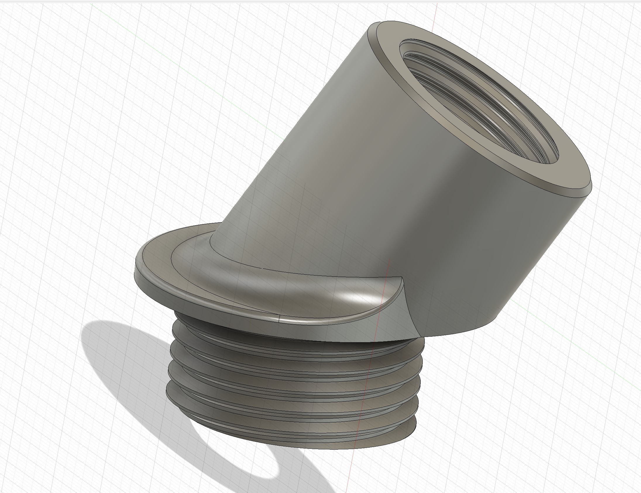 Filament guide Adapter for 30° angle for dry boxes suitable for ...