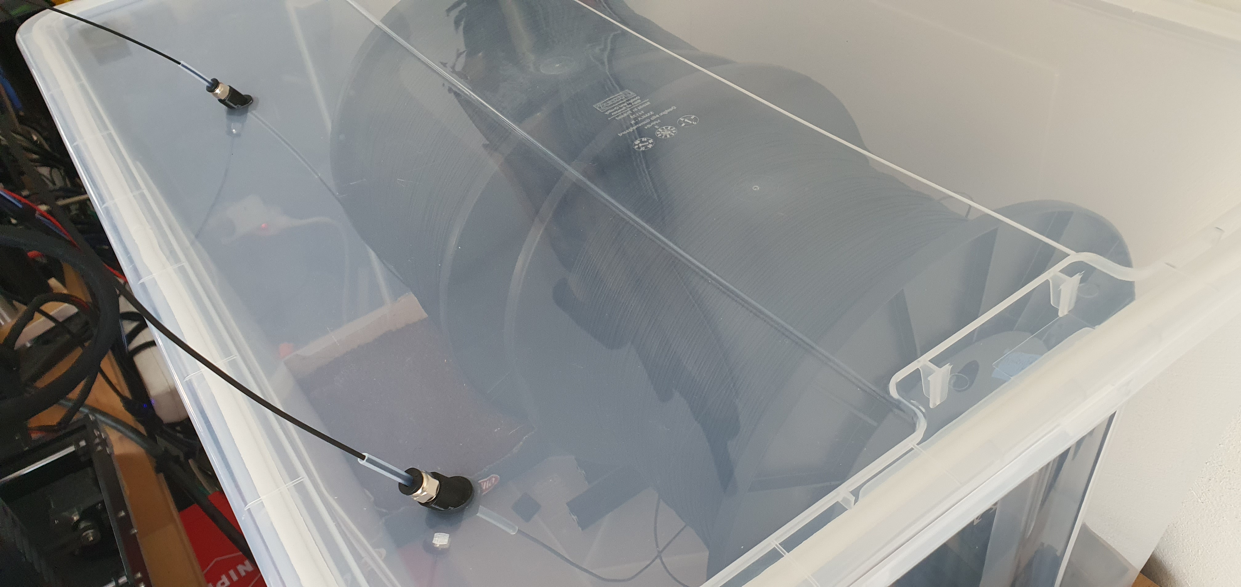 Filament guide Adapter for 30° angle for dry boxes suitable for ...