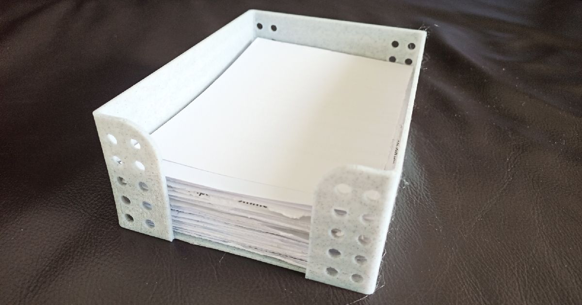 Box for Notes (DIN A6) by Thorsgar | Download free STL model ...