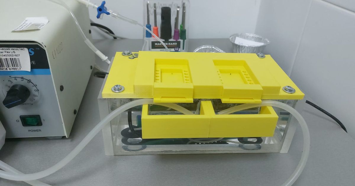 Interface chamber for brain slice electrophysiology by Dave Jappy ...