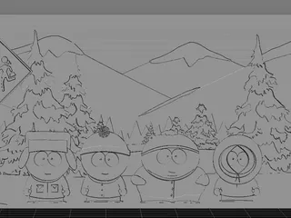 south park coloring pages free