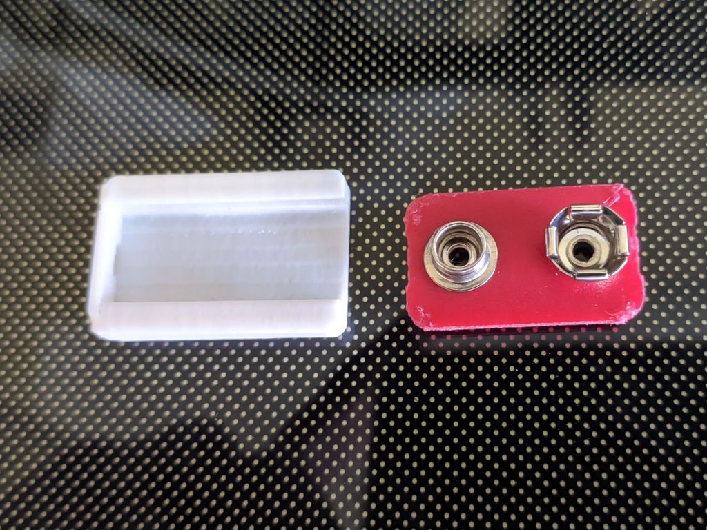 9V Battery Snap Cover by firepower | Download free STL model ...