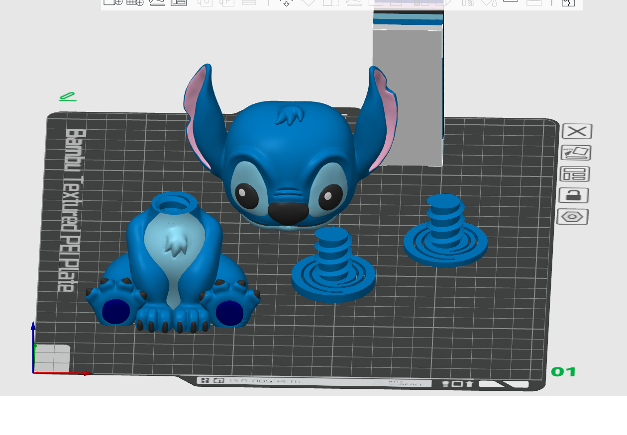 STITCH FUNKO POP BOBBLEHEAD | STL + 3MF (COLORED VERSION) by Valeria ...