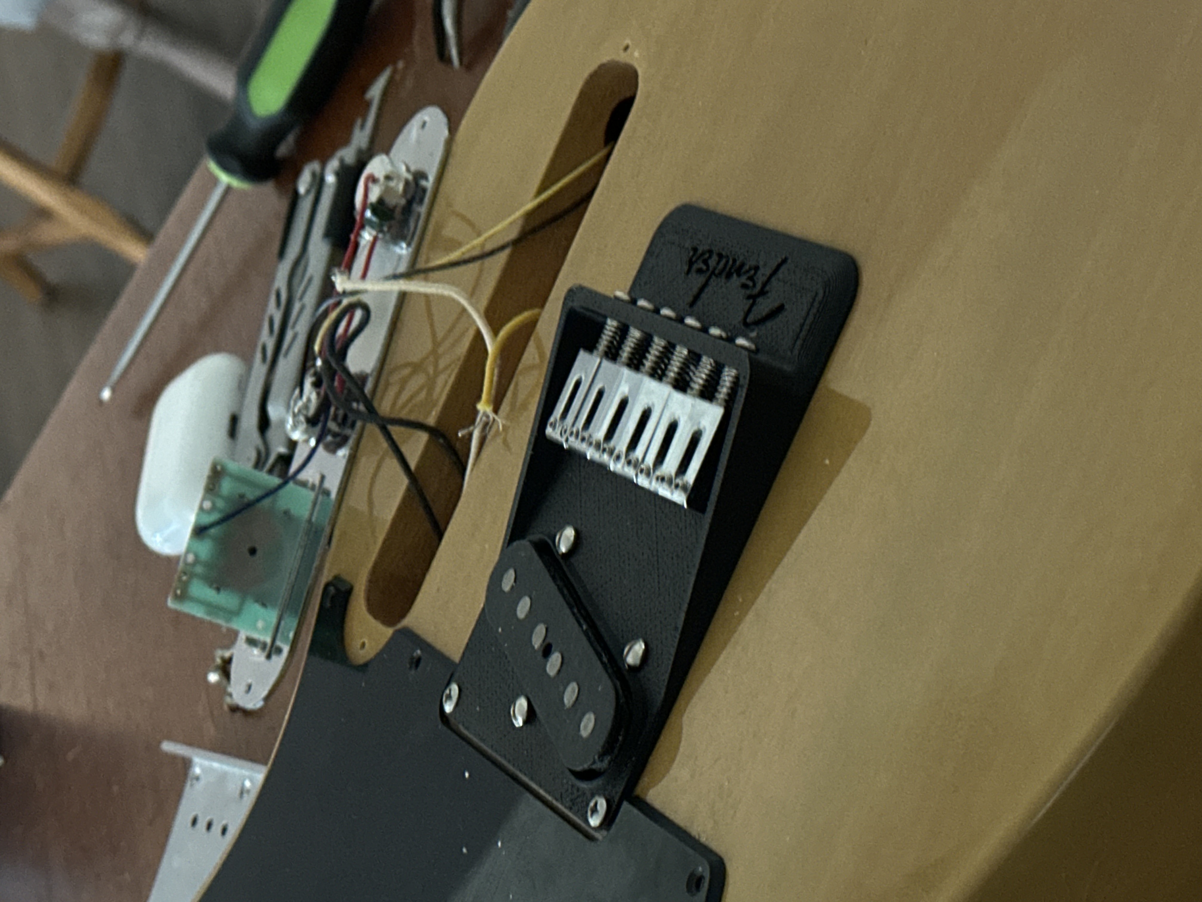 Fender Telecaster Replacement Bridge by Godard Scientific | Download ...
