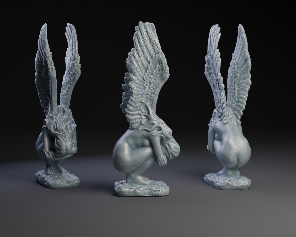 Crying Angel by Peter Farell | Download free STL model | Printables.com