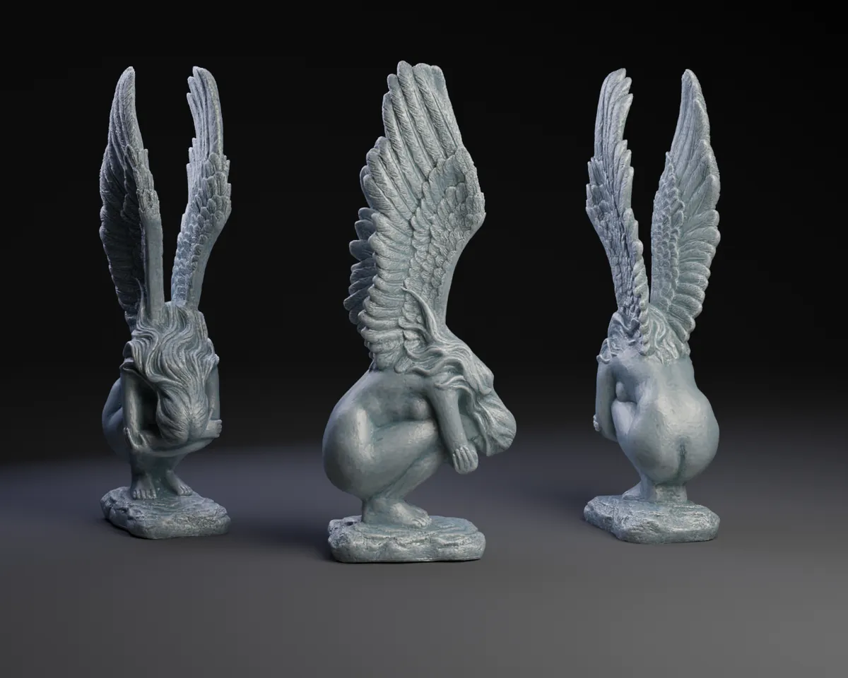 Crying Angel by Peter Farell | Download free STL model | Printables.com