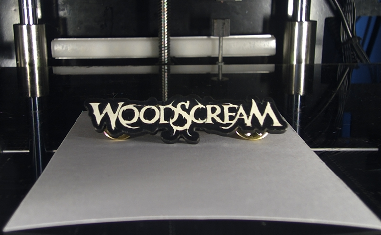 Woodscream pin badge by R1CDM | Download free STL model | Printables.com