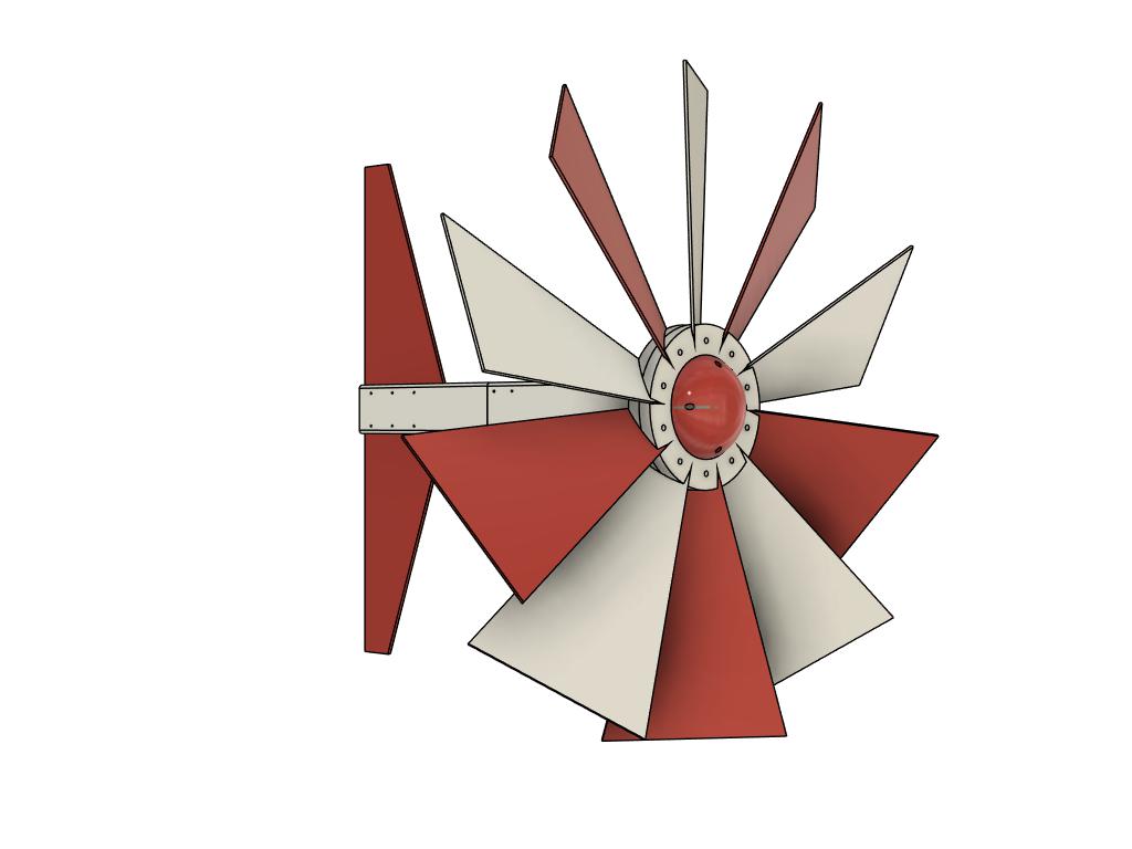 Single Fan 10 Sail Spinner by Nikdfish | Download free STL model ...