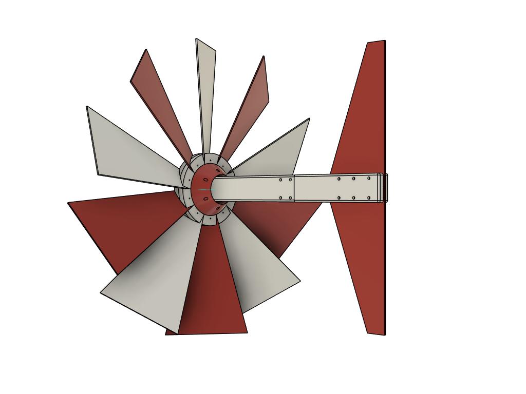 Single Fan 10 Sail Spinner by Nikdfish | Download free STL model ...