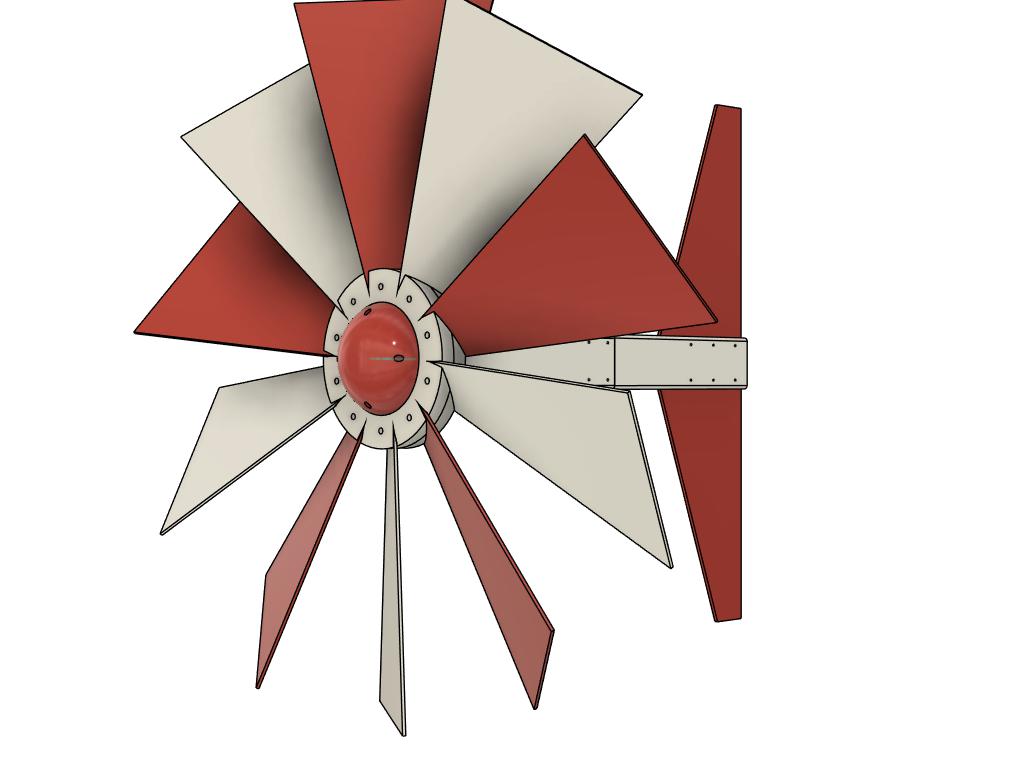 Single Fan 10 Sail Spinner by Nikdfish | Download free STL model ...