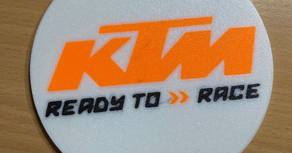 KTM coaster by ksindl | Download free STL model | Printables.com