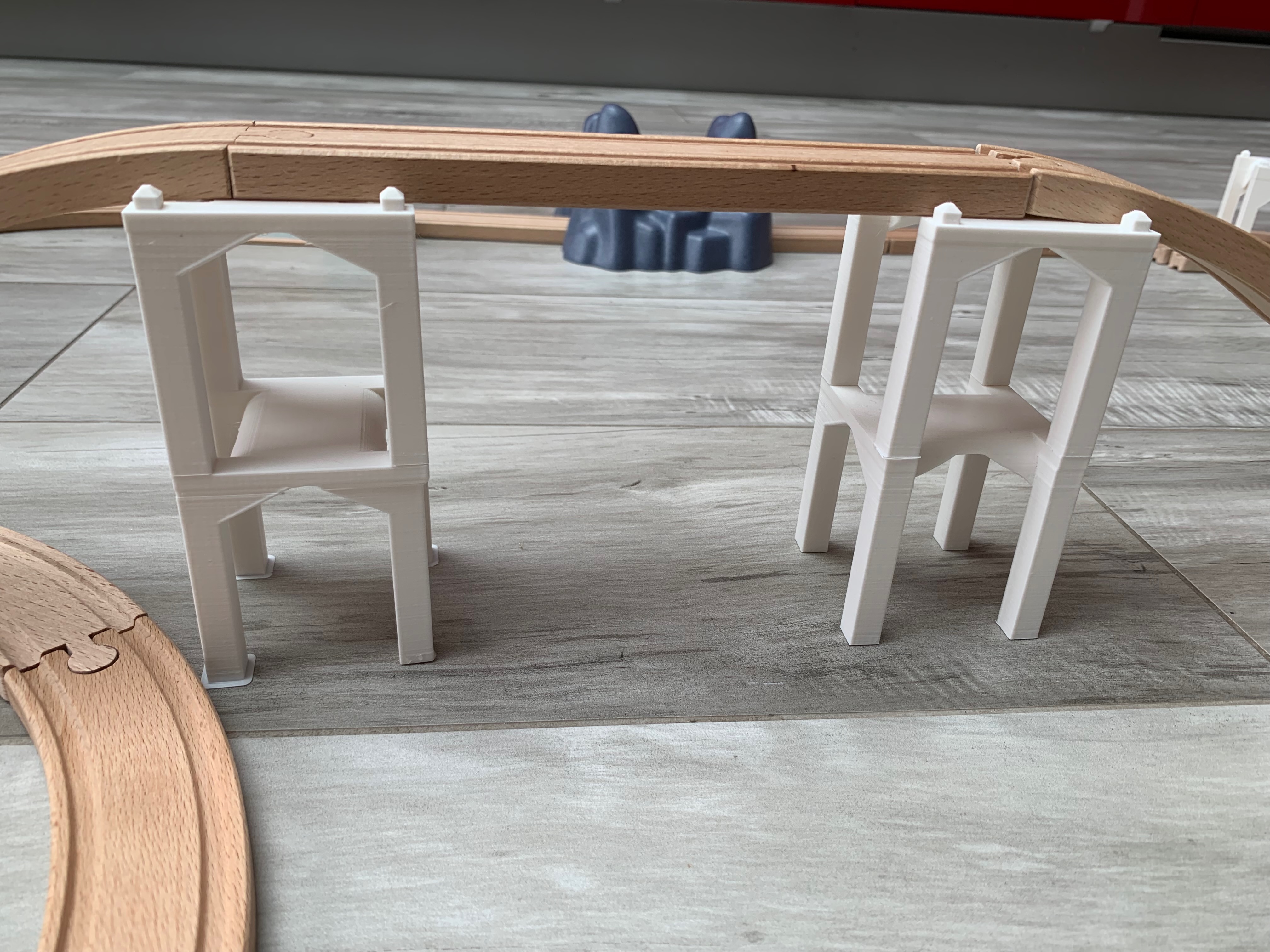 Stackable wooden train bridge by Derek | Download free STL model ...