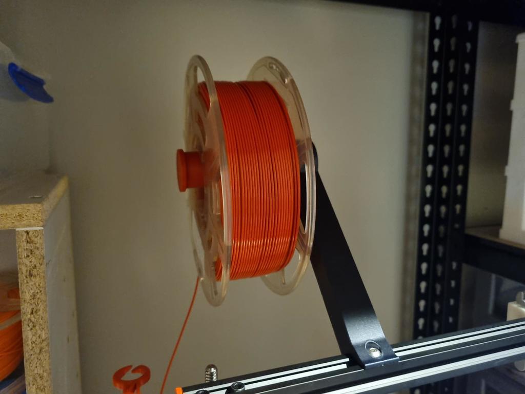 Ender 3 Top Angled Spool Holder by 3D-Printables | Download free STL ...