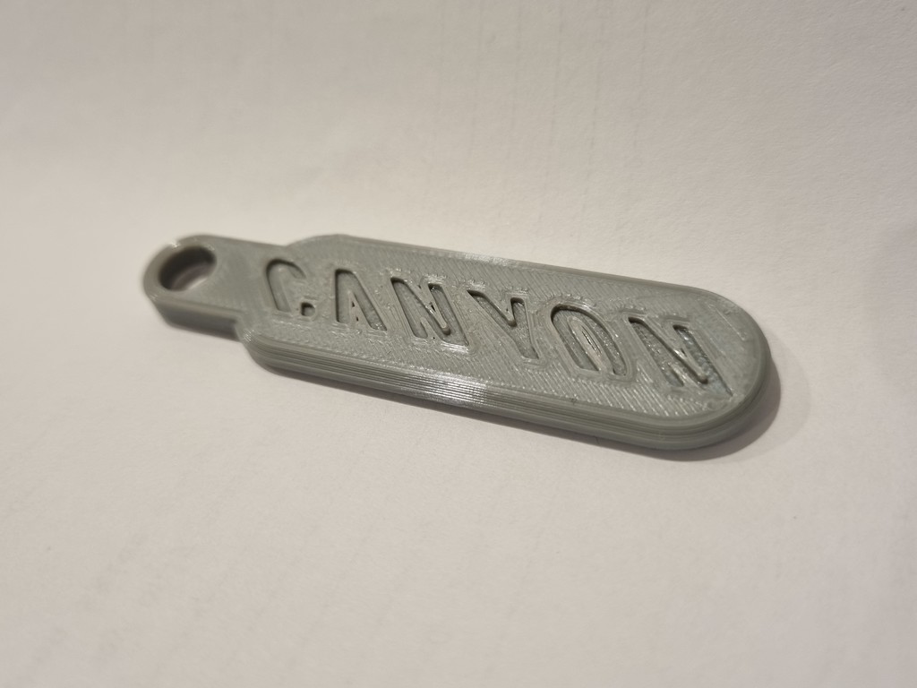 Canyon Keychain by 3D-Printables | Download free STL model | Printables.com