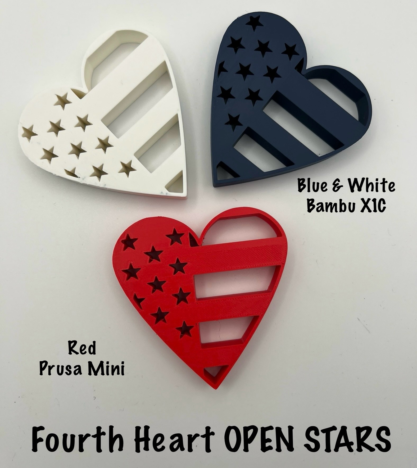 Fourth Heart OPEN STARS by Ktowns | Download free STL model ...