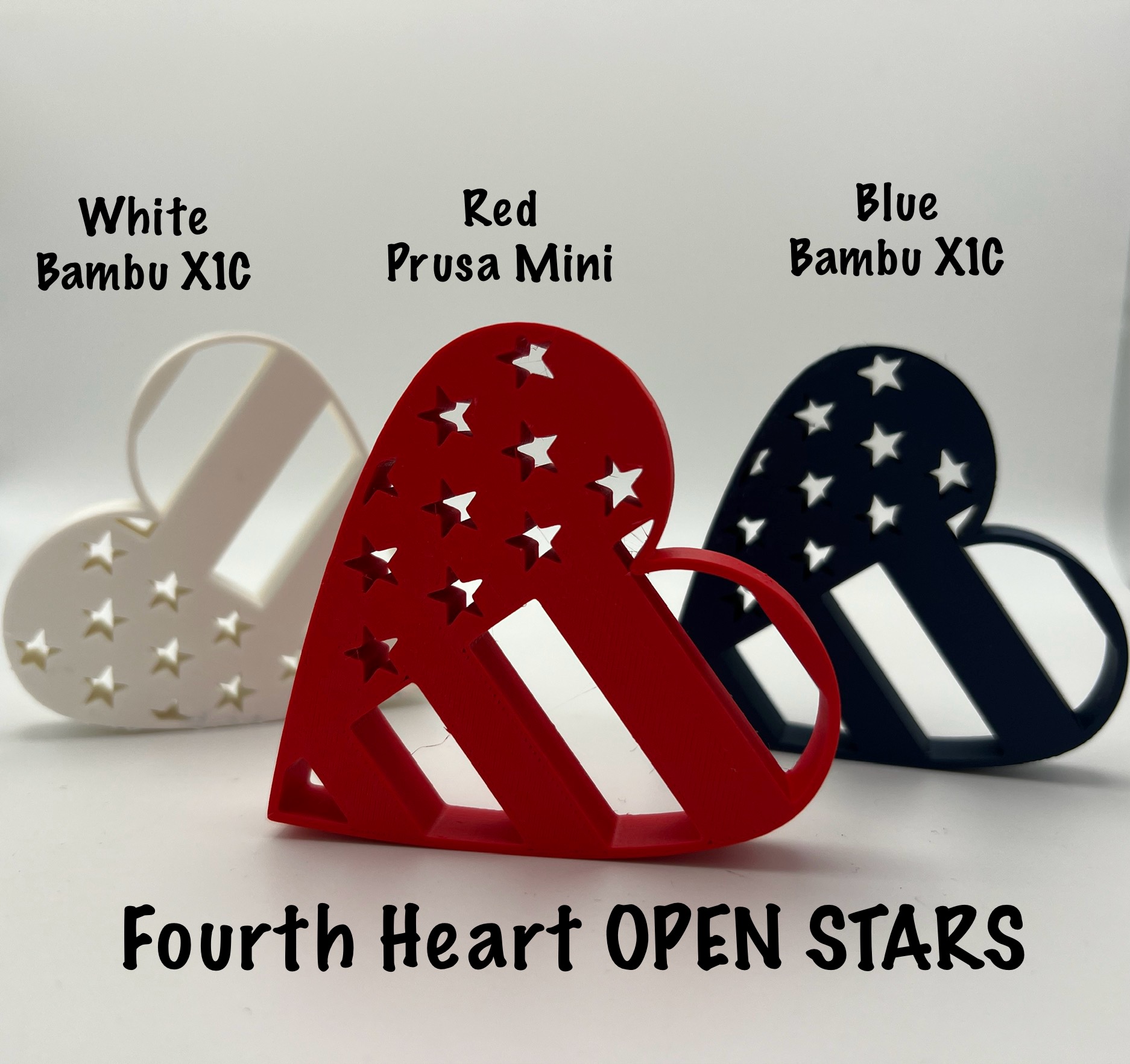Fourth Heart OPEN STARS by Ktowns | Download free STL model ...