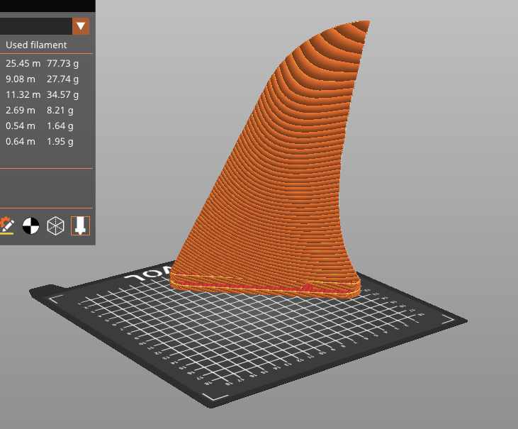 SUP fin by Devin Krevetski | Download free STL model | Printables.com