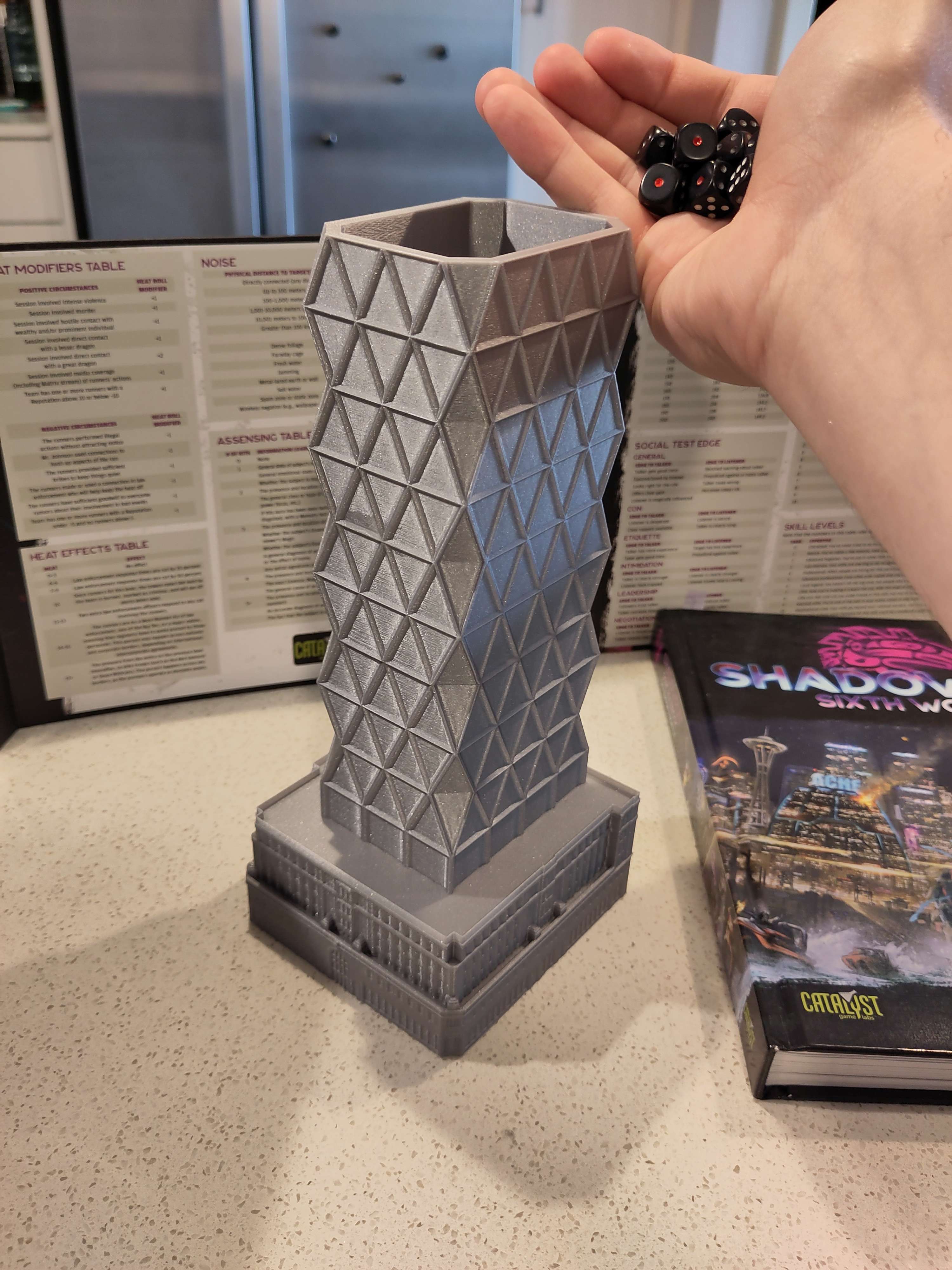 The Hearst (Dice) Tower by William Yeske | Download free STL model ...