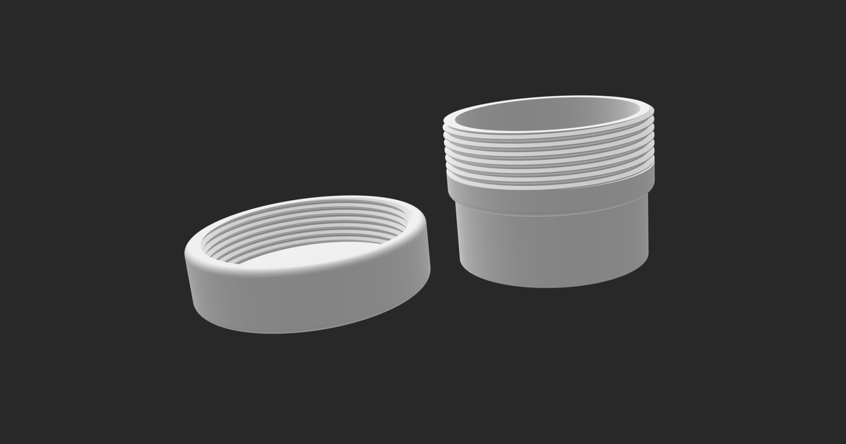 threaded cup by Reese | Download free STL model | Printables.com