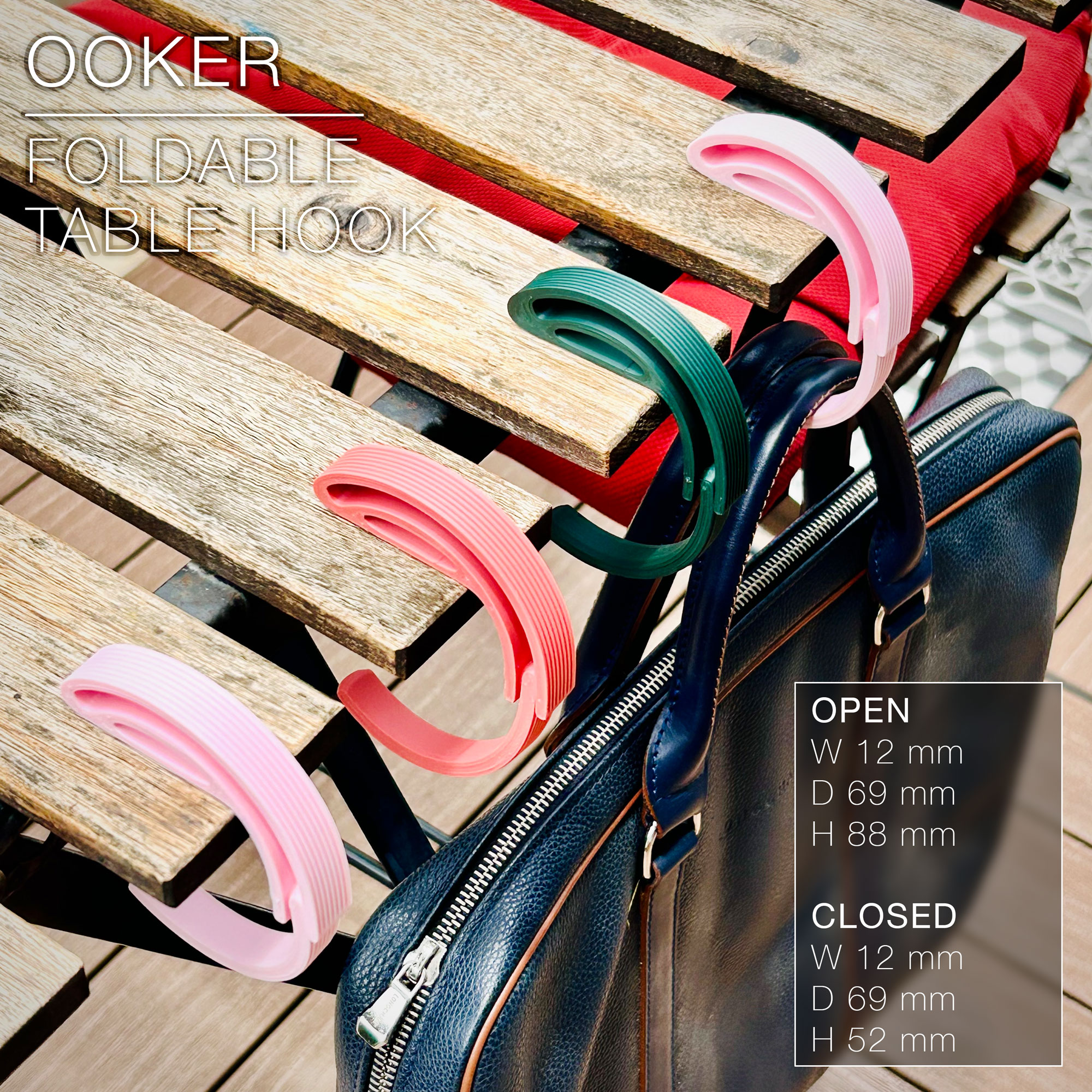 OOKER | foldable table hook, print-in-place by Charles Regaud ...